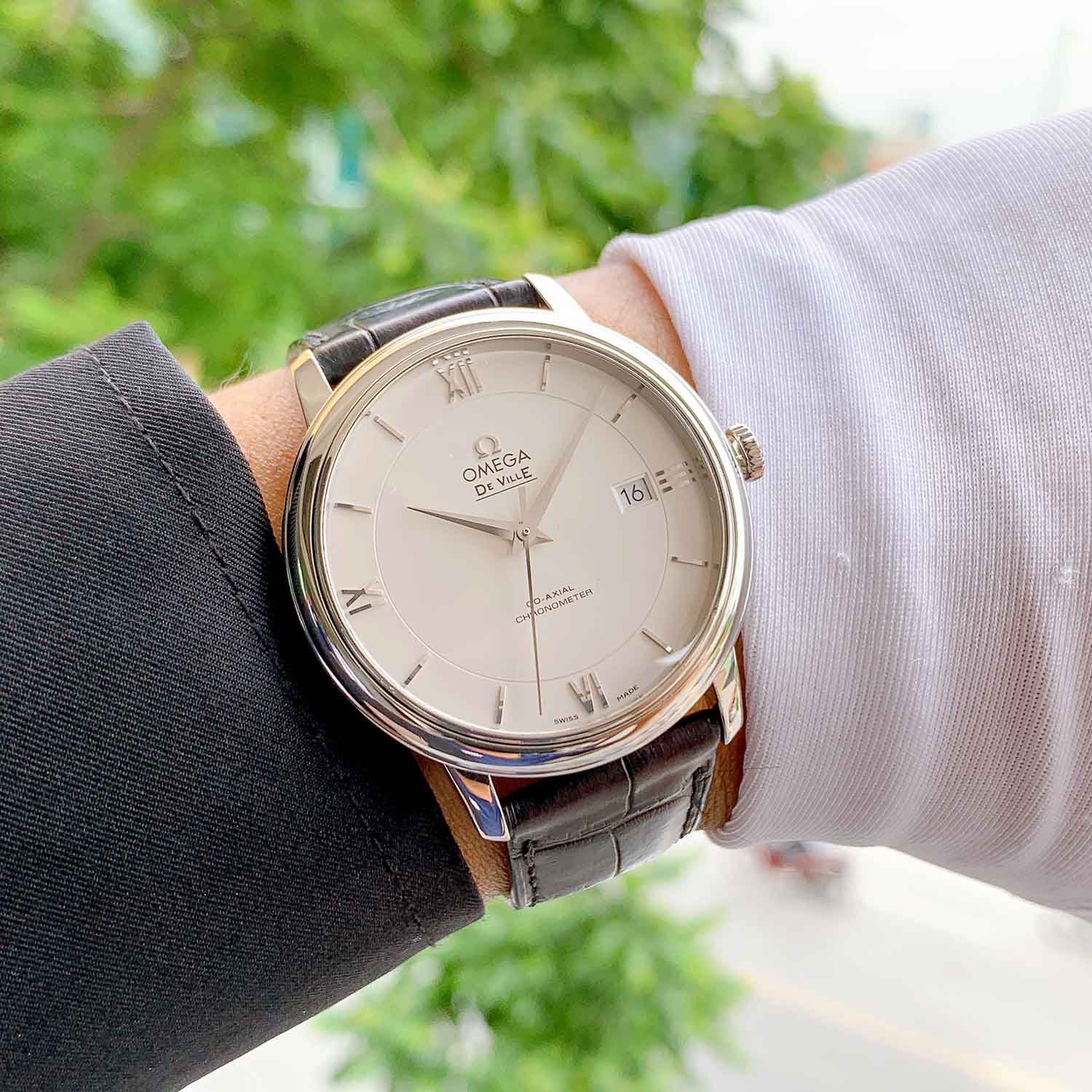 Omega De Ville Prestige Co-Axial 424.13.40.20.02.001 42413402002001 Used